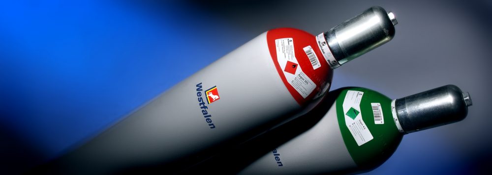 GASFLESSEN: MENGGAS - ARGON - STIKSTOF - ZUURSTOF - ACETYLEEN